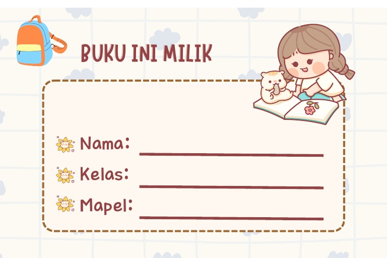 Label Buku Catatan | PDF