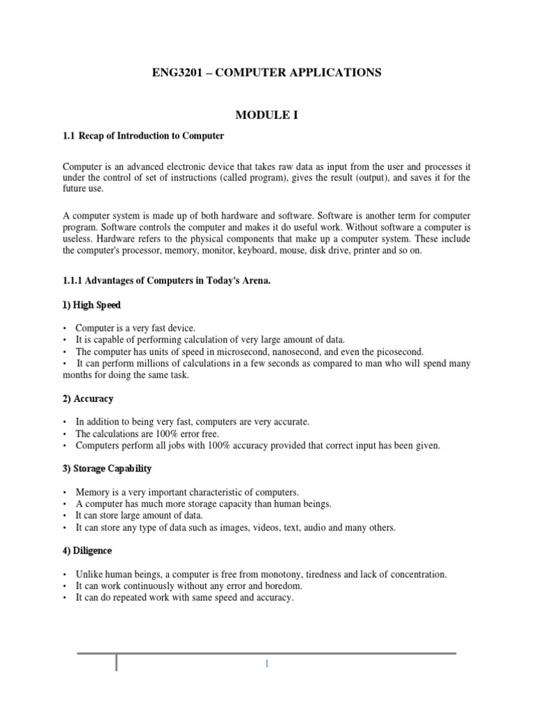 Eng3201 Module I | PDF | Operating System | Process (Computing)