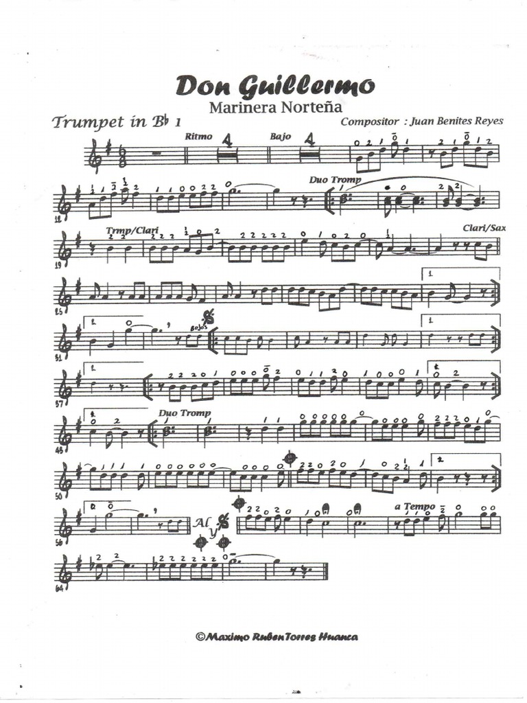 Marinera (Don Guillermo) | PDF