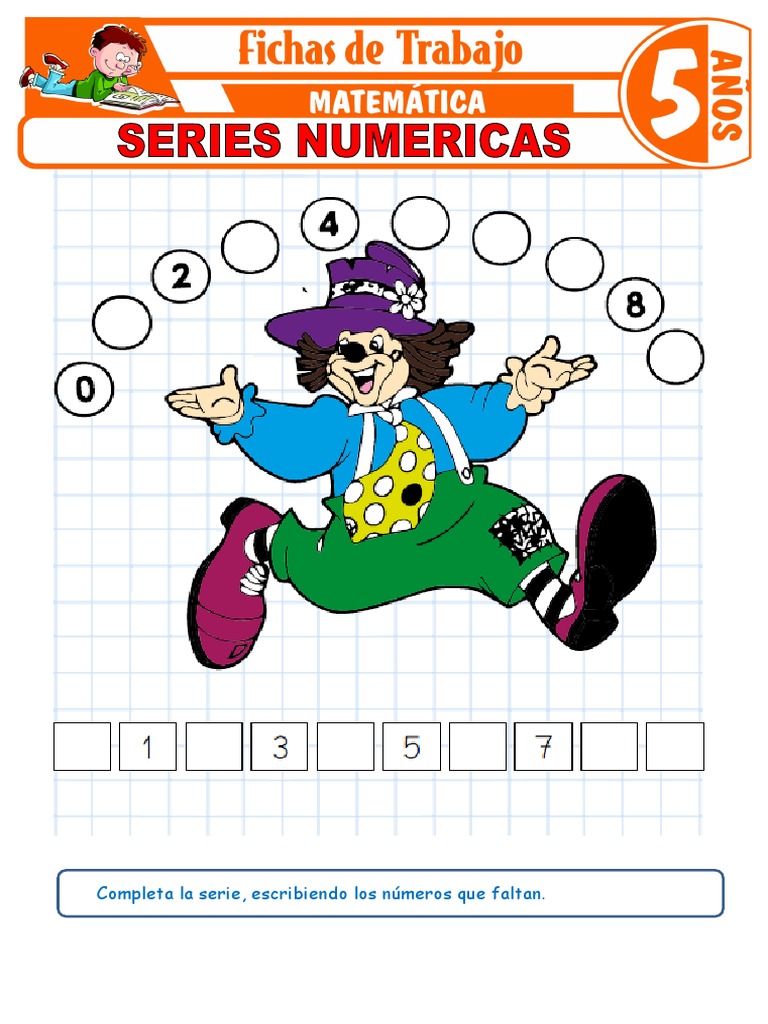 Series Numericas para Ninos de 5 Anos | PDF