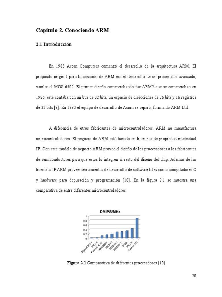 Historia y Características de ARM | PDF | Microcontrolador | Unidad Central de procesamiento