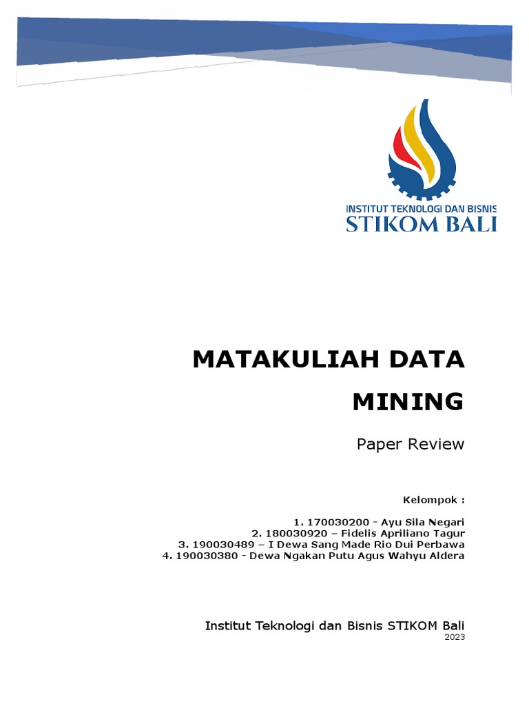 Project Uas Data Mining | PDF