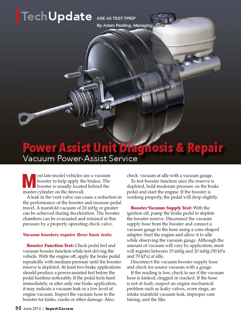 Ic Brakebooster | PDF | Brake | Vacuum