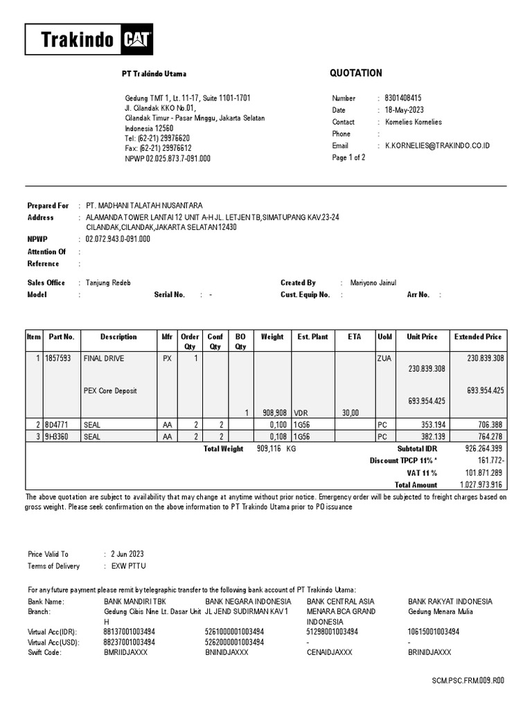 MTN 8301408415 060C Bir RF 619051 | Download Free PDF | Banks | Payments