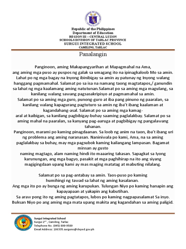 Panalangin | PDF