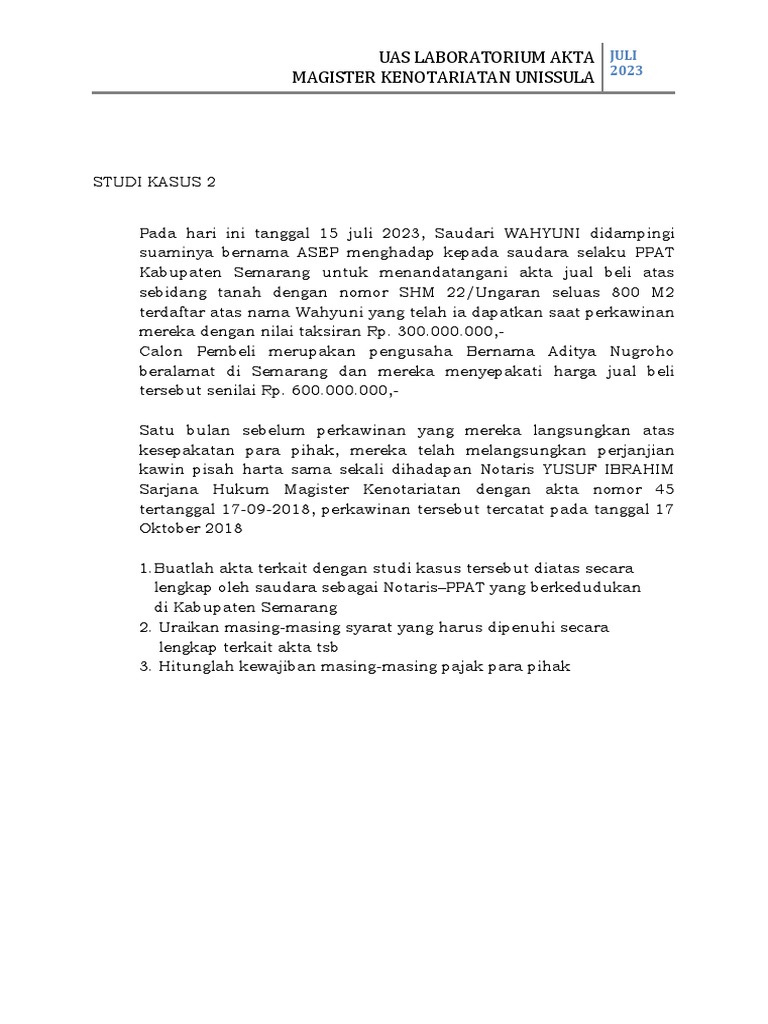 Soal Lab Akta Iii | PDF