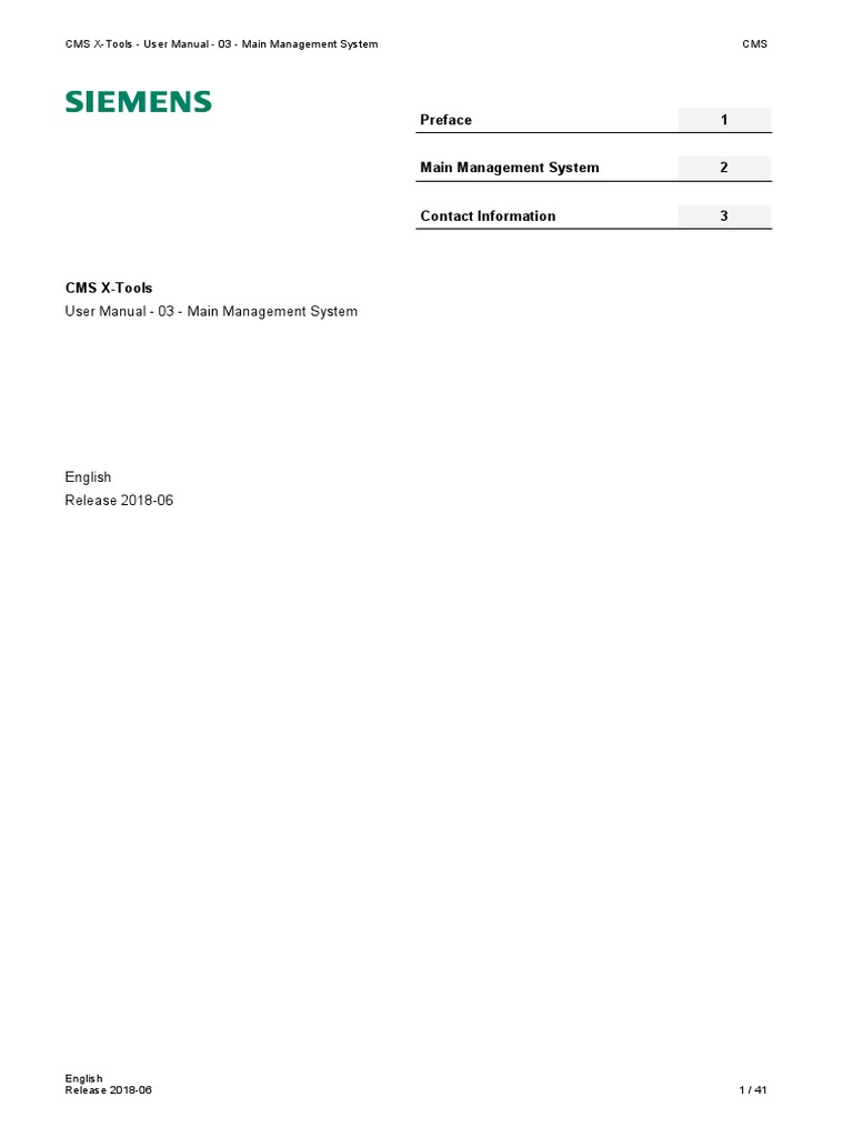 CMS X-Tools All Editions User Manual - 03 - Main Management System - en | PDF | Menu (Computing ...