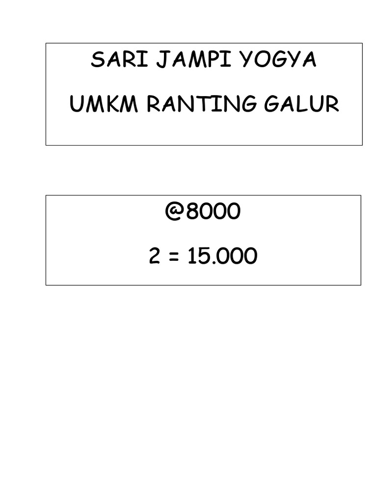 Sari Jampi Yogya | PDF