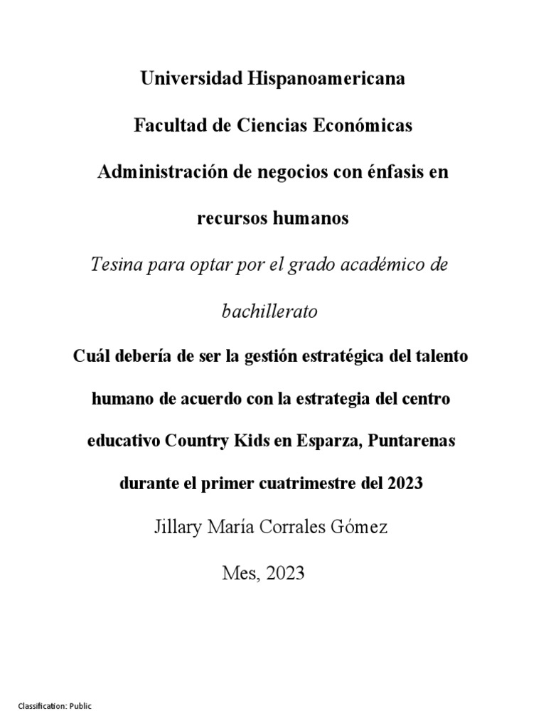 Tesina Jillary. Anexos. | PDF | Gestión de recursos humanos | Gestión ...