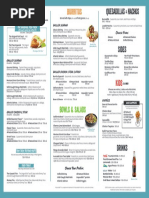 QDOBA Menu with Prices and Nutrition | PDF | Burrito | Taco