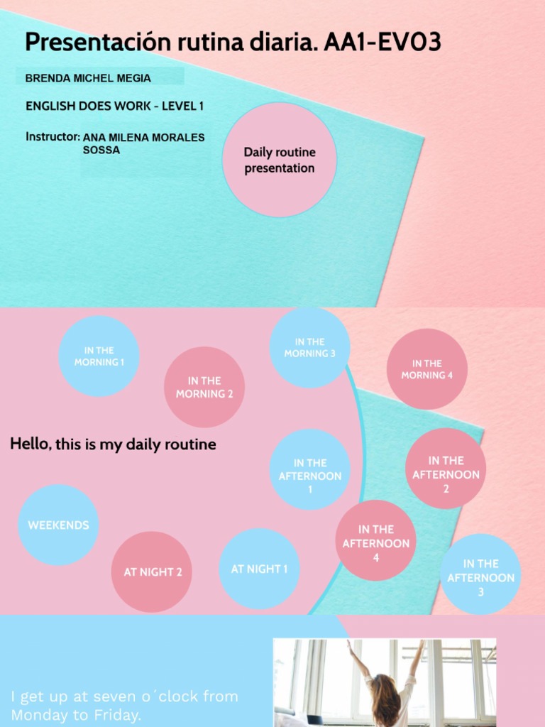 Presentación Rutina Diaria. AA1-EV03 | PDF