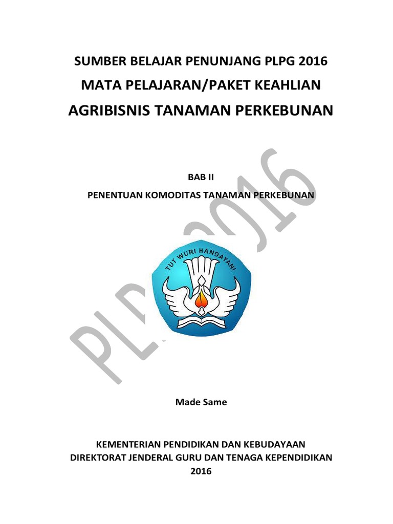 Panduan Agribisnis Perkebunan | PDF | Sains & Matematika