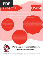 Filosofía Institucional Y Modelo Educativo de Uvm.: Filosofia | PDF