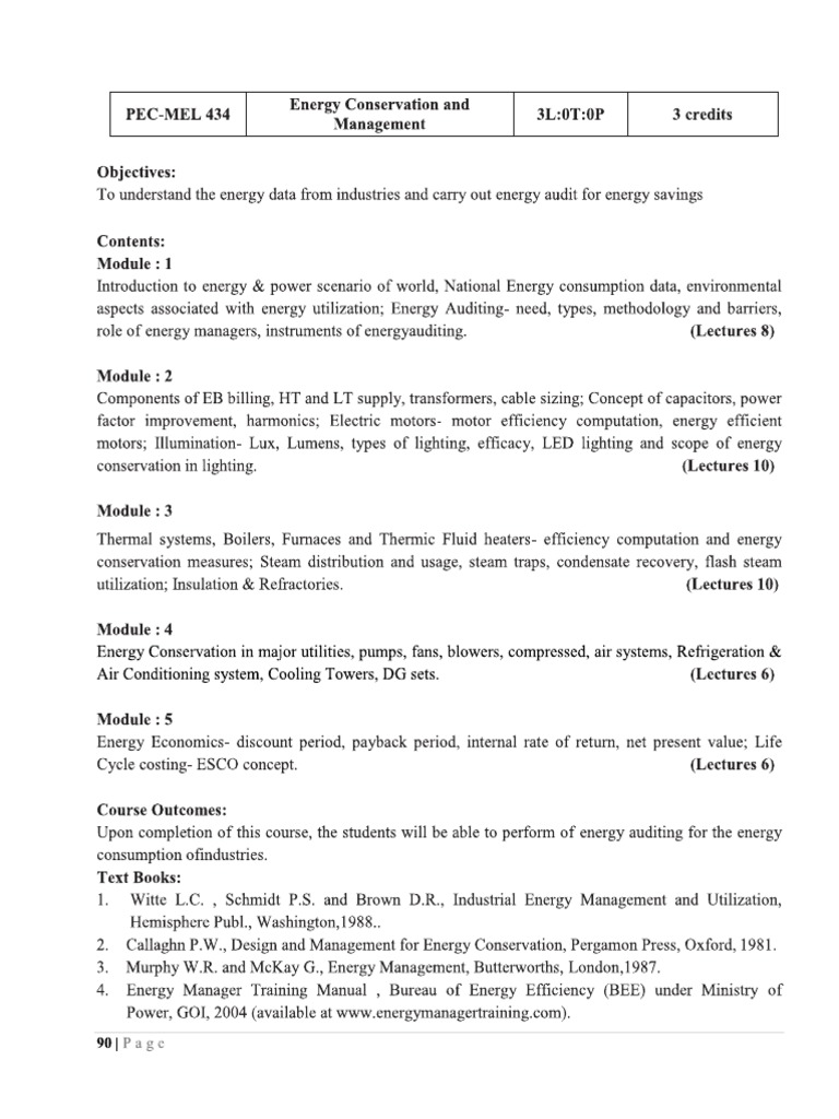8th Sem Syllabus | PDF