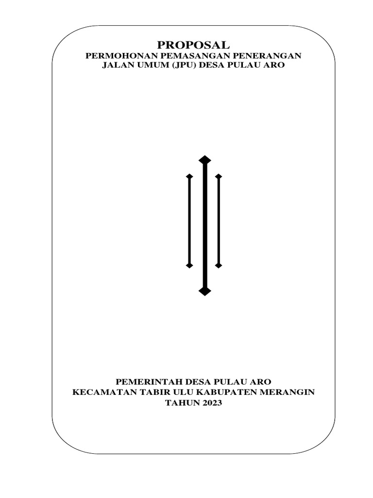 Proposal Lampu Jalan | PDF