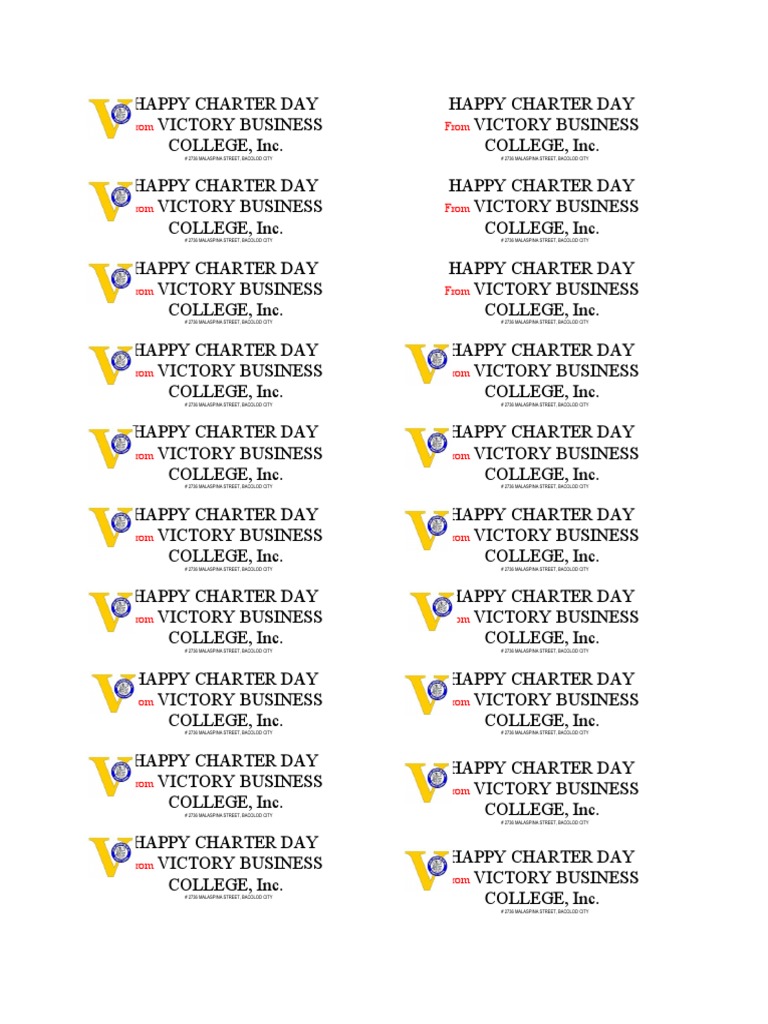 Happy Charter Day | PDF