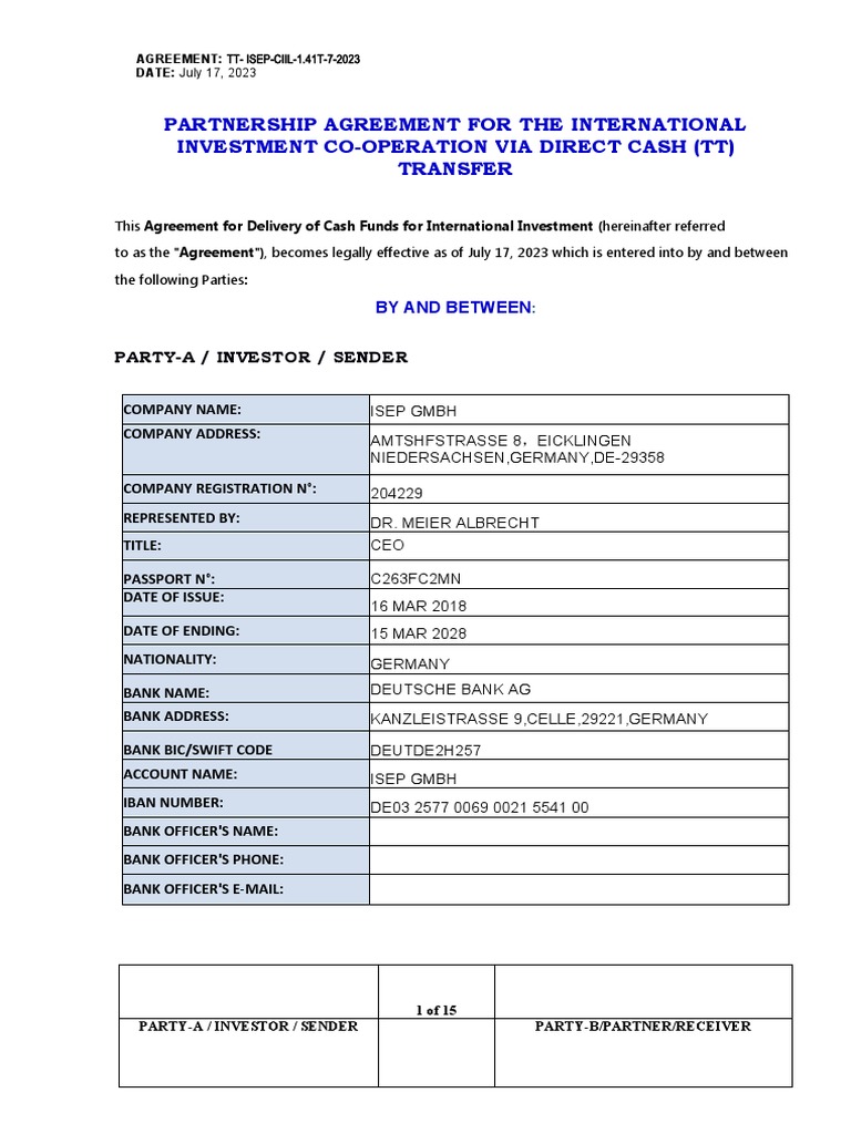Cash TT | PDF | Business
