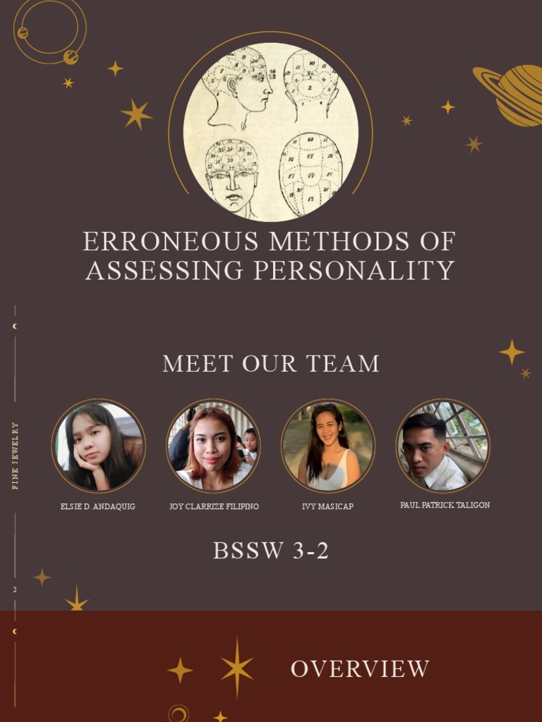 Erroneous Methods of Assessing Personality | PDF | Face | Psychology