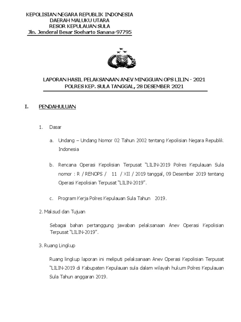 1.LAP HASIL ANEV Lilin | PDF