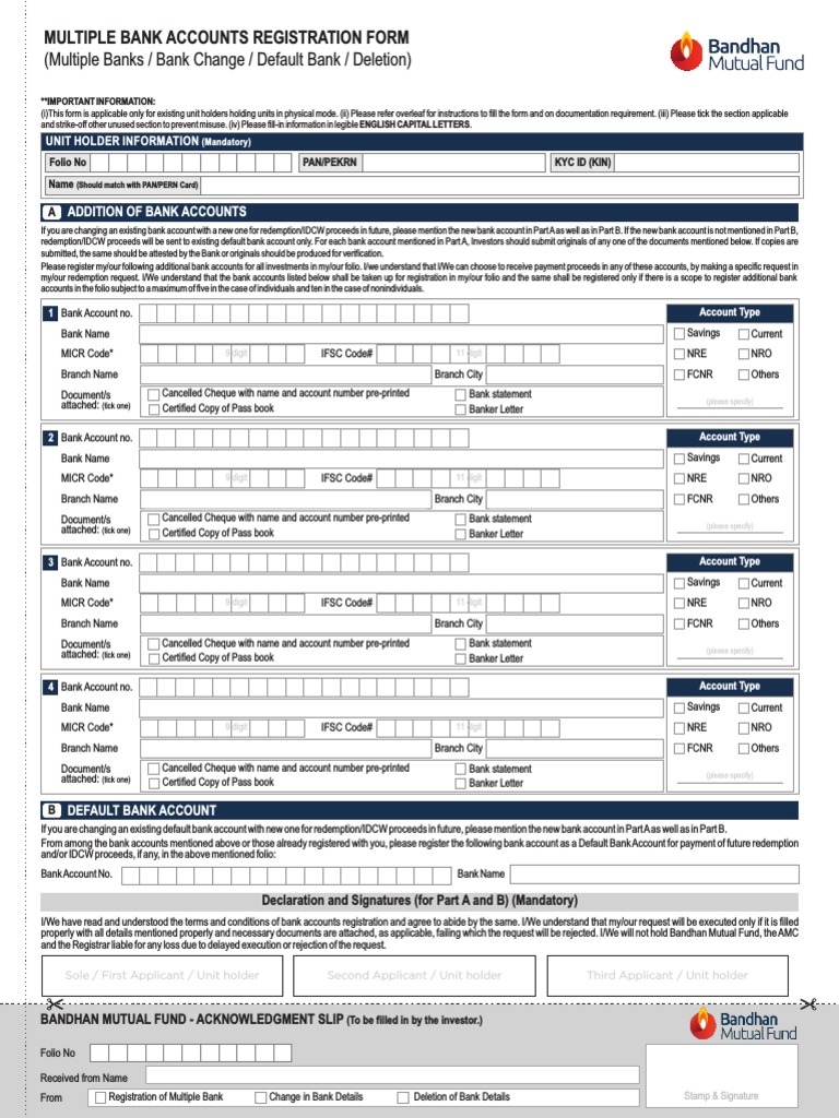 Bandhan Bank | PDF | Cheque | Banks