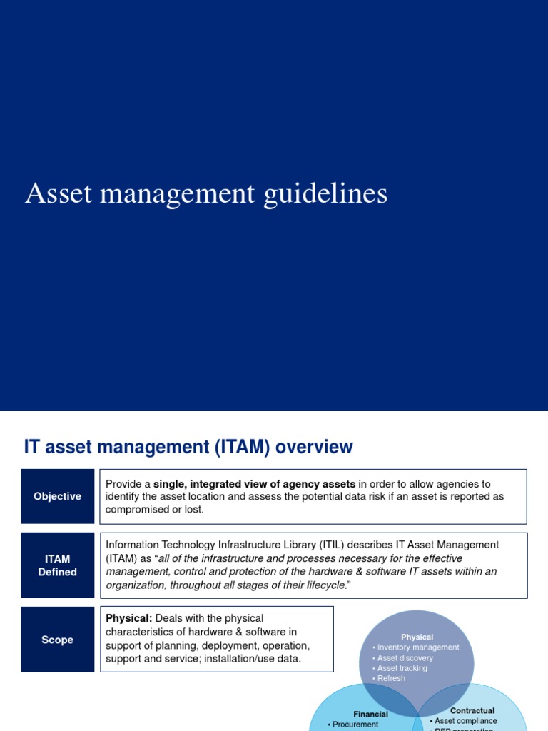Asset Management Guidelines | PDF | Asset Management | Security