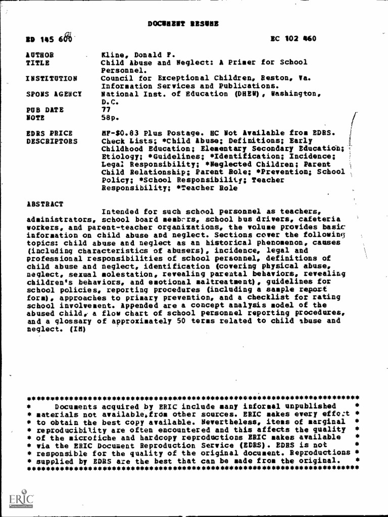 Childe Abuse | PDF | Child Abuse | Teachers