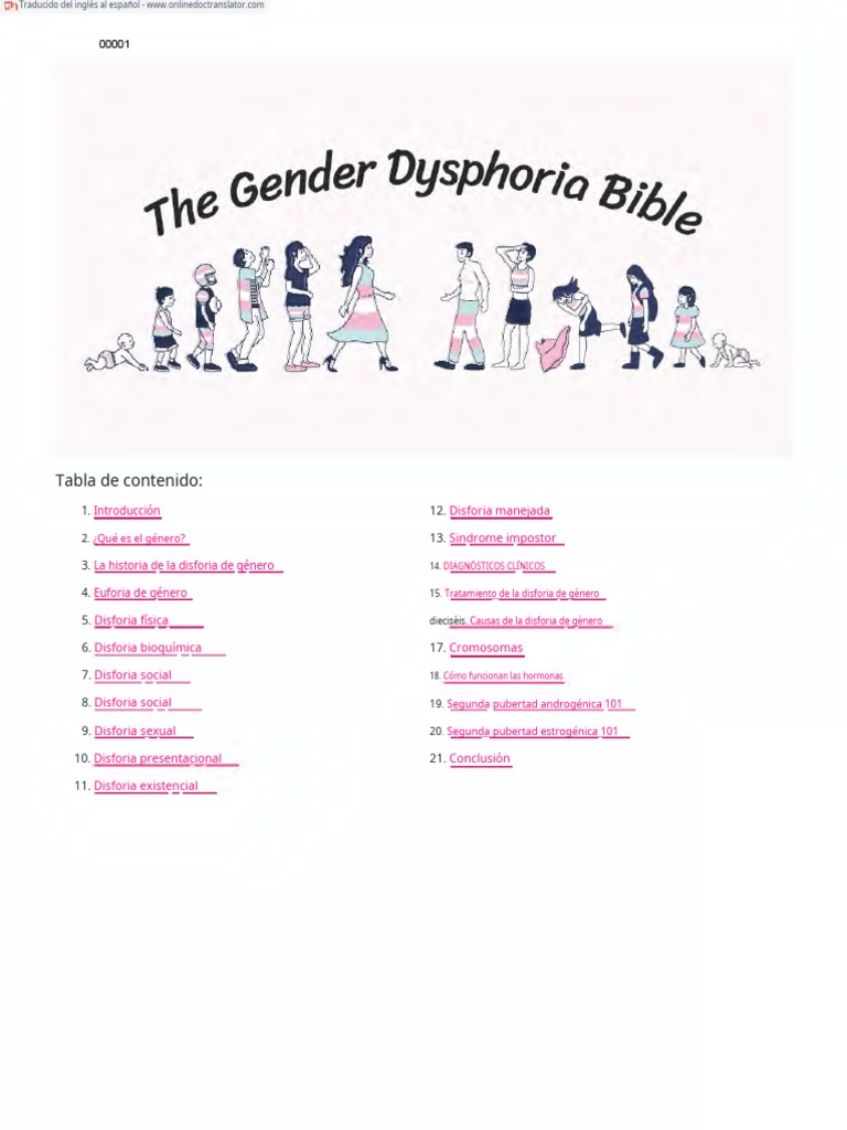 GDB en Es | PDF | Transgénero | Estudios LGBTQIA+