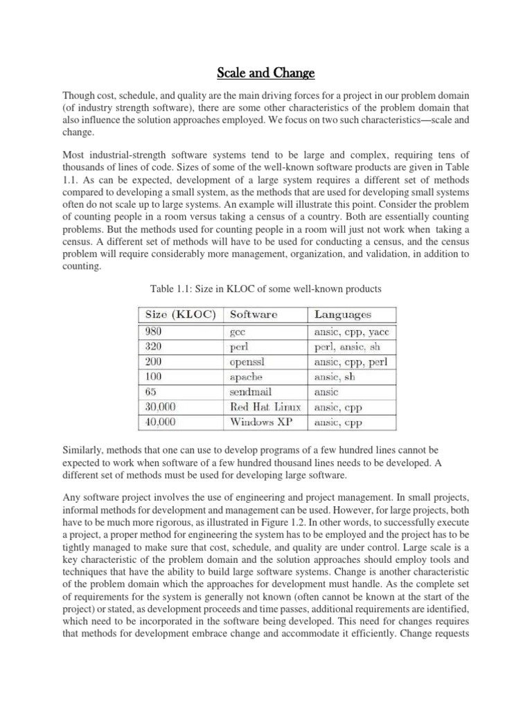 Scale and Change | PDF | Software | Census