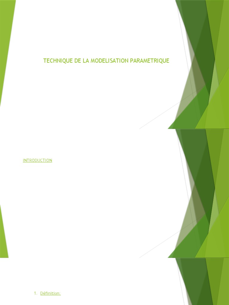 Modélisation Paramétrique en CAO | PDF