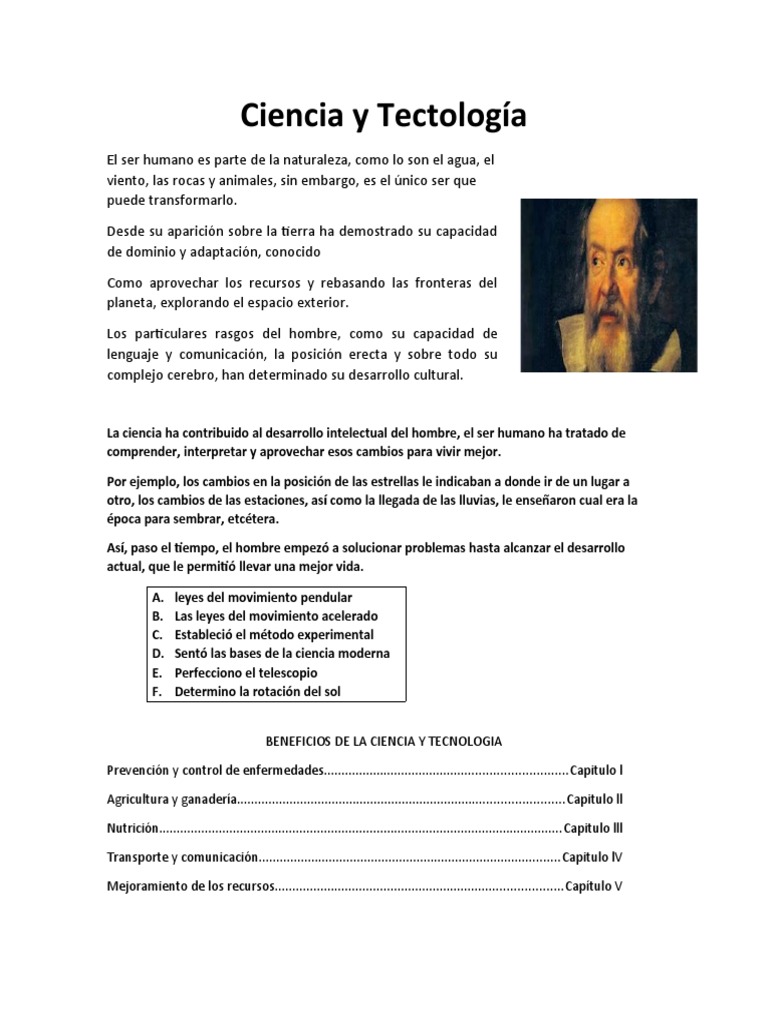 Ciencia y Tectologia | PDF