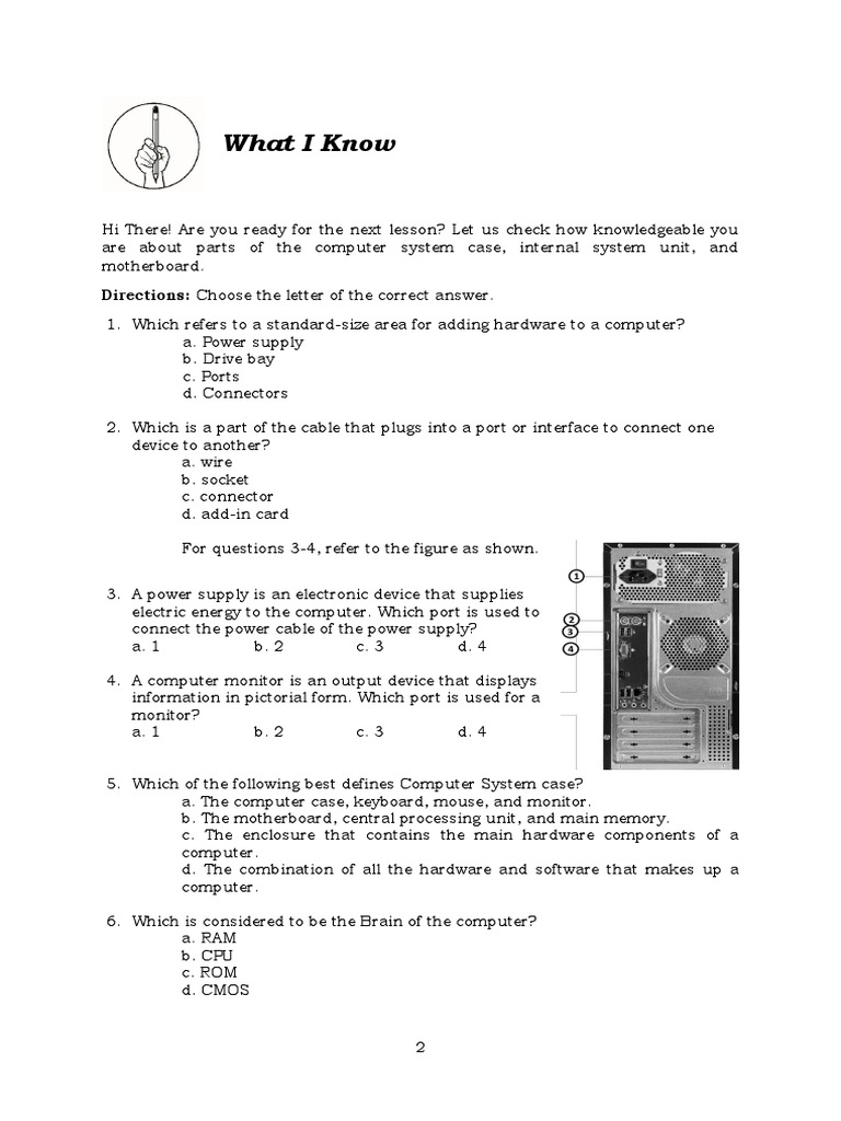 COC1 - Activity 2 | PDF | Computer Data Storage | Computer Hardware