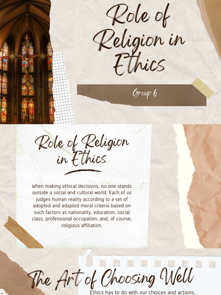 Role of Religion in Ethics | PDF