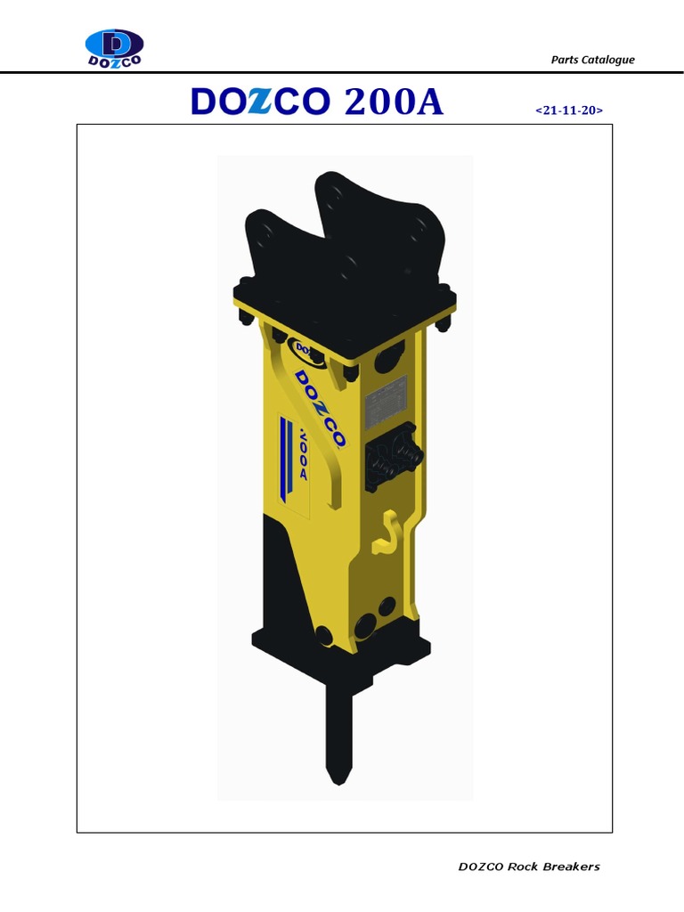 DOZCO 200A NC-Partbook | PDF