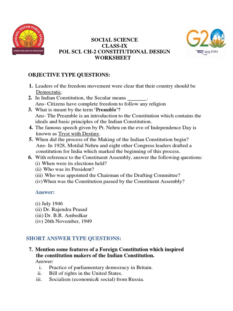 Class 9 Civic Ch2 History Ch 2 Economics Ch2 Worksheet Pdf 4981