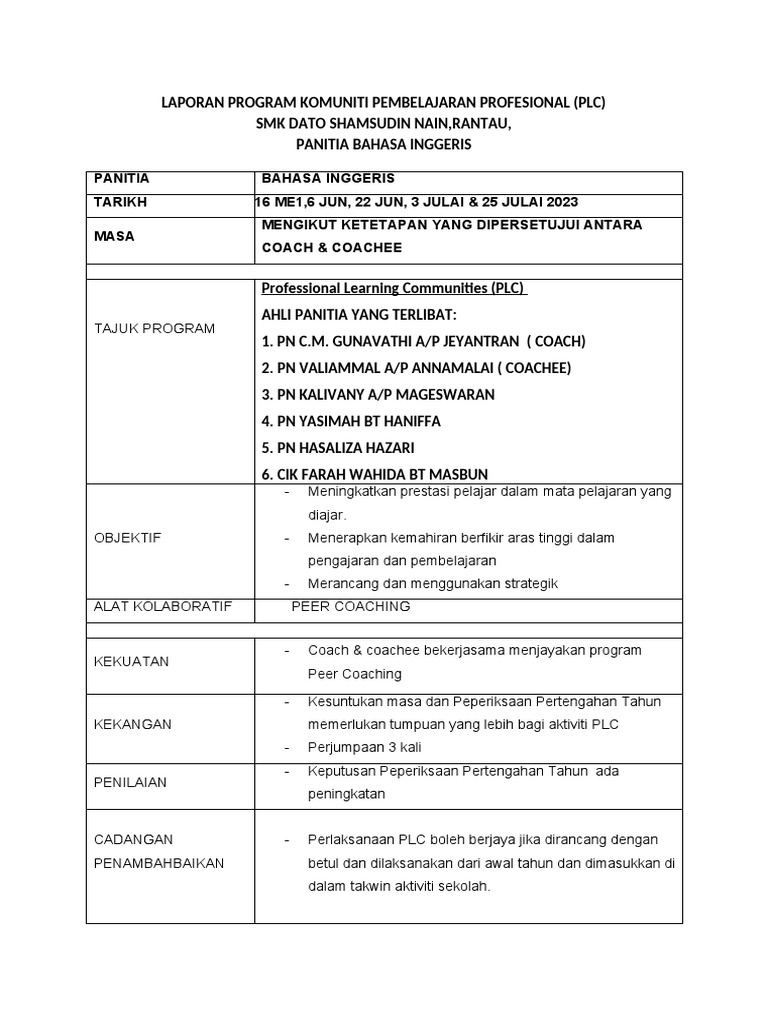 Laporan PLC Bi | PDF