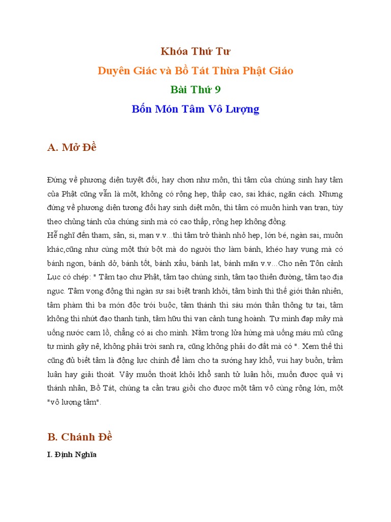 T Vô Lư NG Tâm | PDF