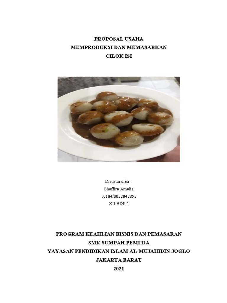 Contoh PROPOSAL | PDF