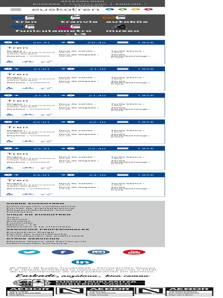 Euskotren | PDF
