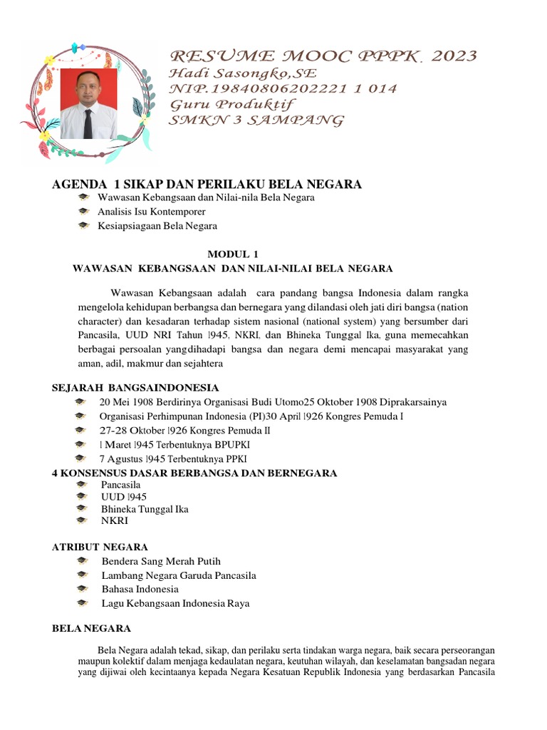 Resume Mooc 2023 - Hadi Sasongko - 198408062022211014 | PDF