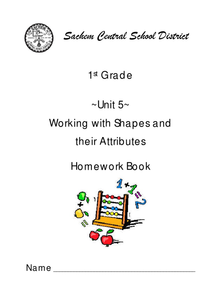 1st Grade Shape Homework Guide | PDF | Shape | Rectangle