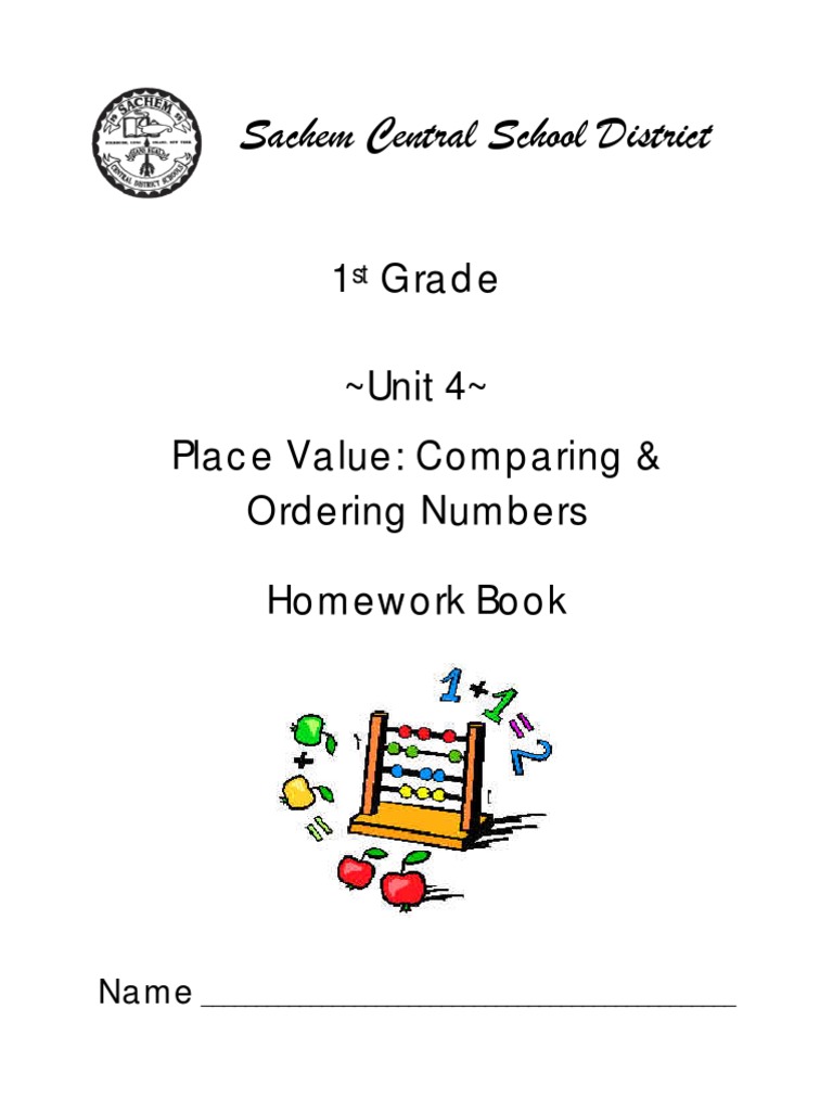 Grade 1 Unit 4 Math Homework Book | PDF | Creative Commons License | Numbers