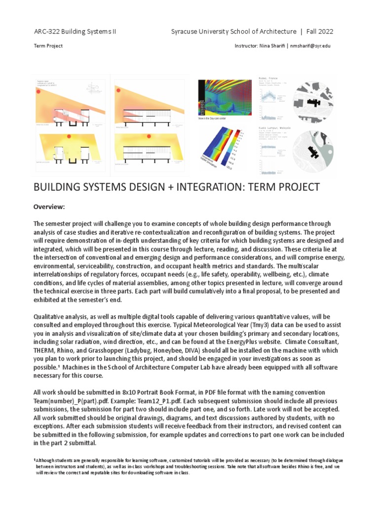 Building Systems Design Project Guide | PDF
