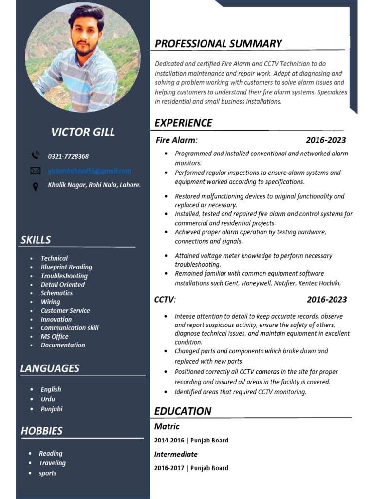Victor Gill CV | PDF
