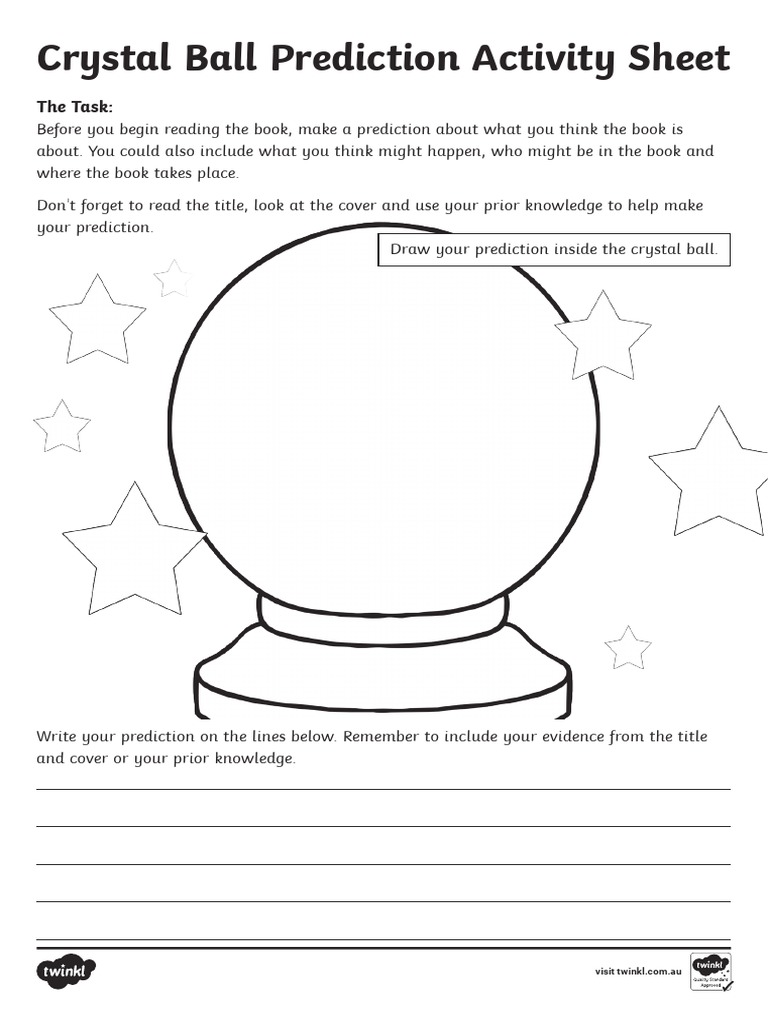 Crystal Ball Predictions Worksheet | PDF