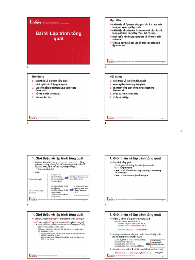 Bai 09 - Lap Trinh Tong Quat | PDF