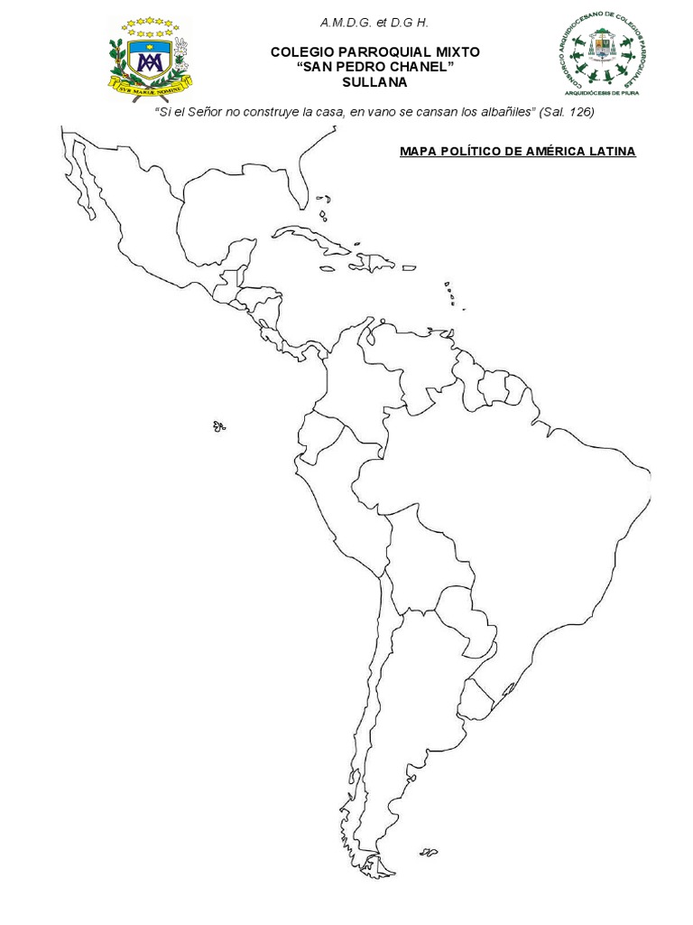 MAPA DE AMERICA LATINA- IMPIRMIR EN A3 | PDF
