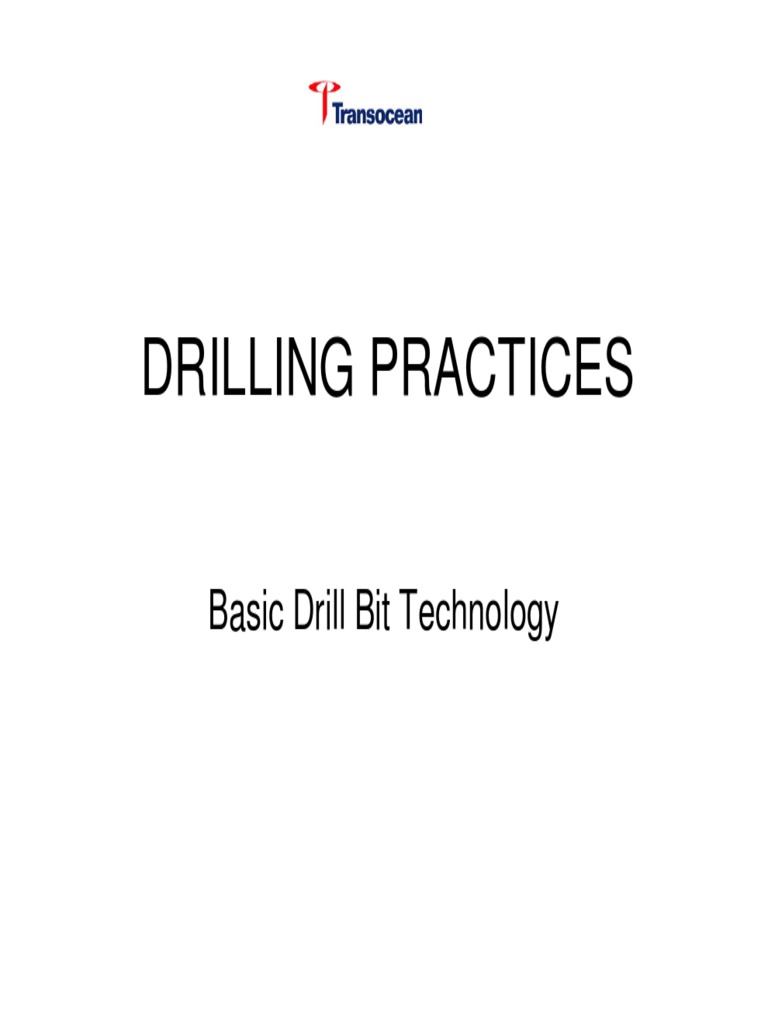 Drill Bit Technology | PDF | Well Drilling | Drilling