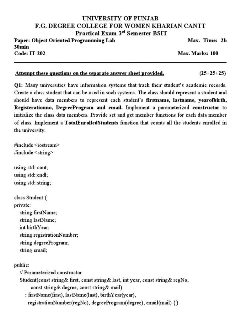 Untitled Document Pdf Constructor Object Oriented Programming Programming