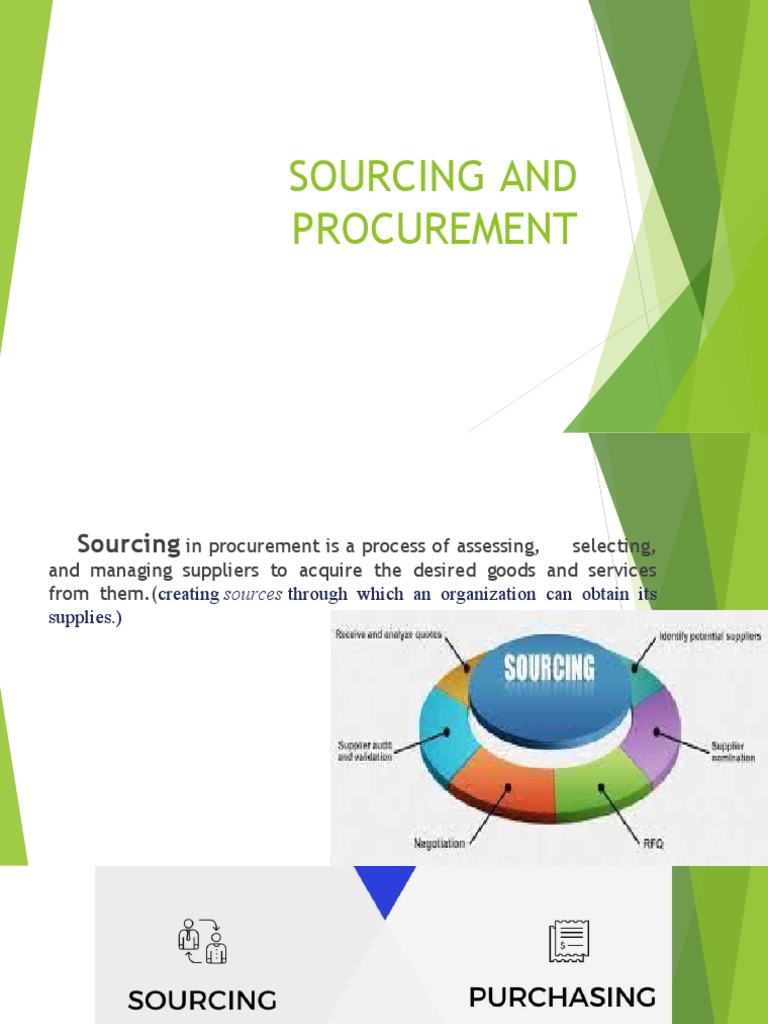 Sourcing and Procurement | PDF | Procurement | Request For Proposal