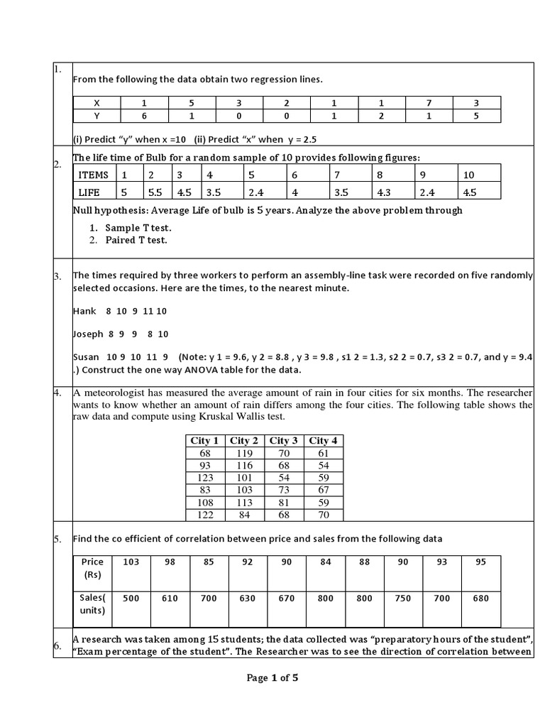 Practical Question 2023 | PDF | Net Present Value | Statistical Analysis